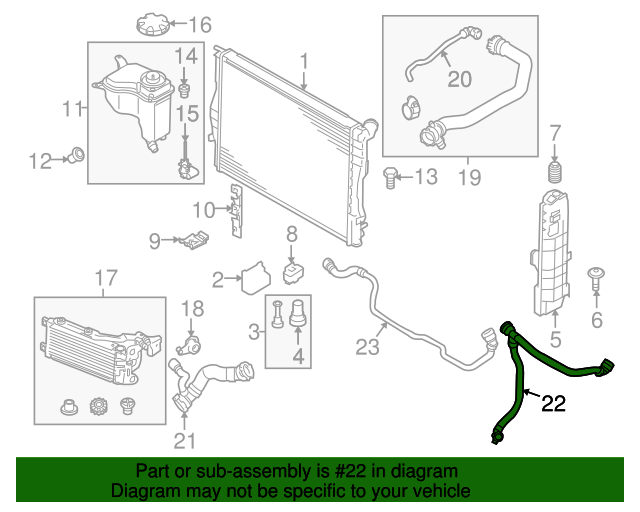 Genuine BMW 17-12-7-805-263 | Connector Hose | FREE Shipping on Most ...