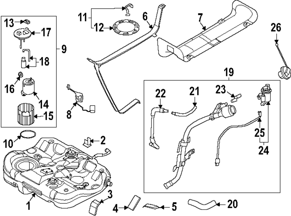 2025 Kia K5 Filler Hose 31036-L1500 | TascaParts.com
