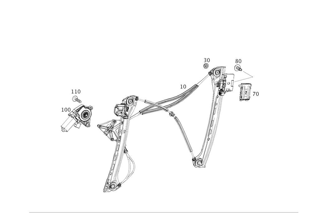 205-720-41-27 - Window Lifter 2017-2023 Mercedes-Benz | Mercedes-Benz ...