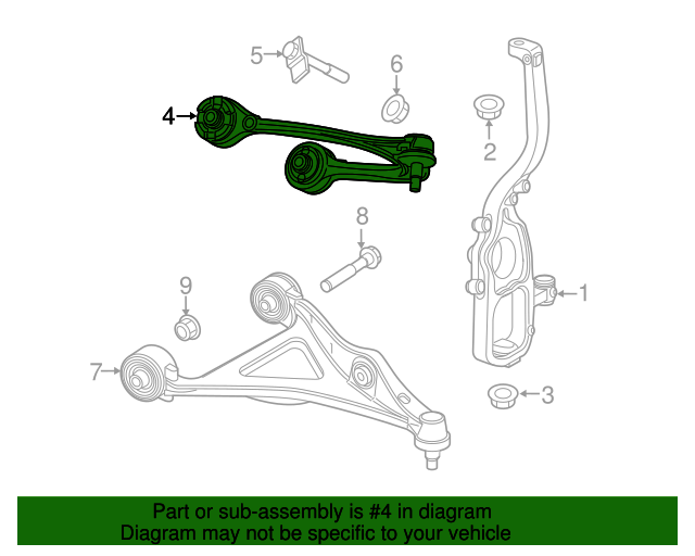 2011-2023 Mopar Arm 4895668ac | TascaParts.com