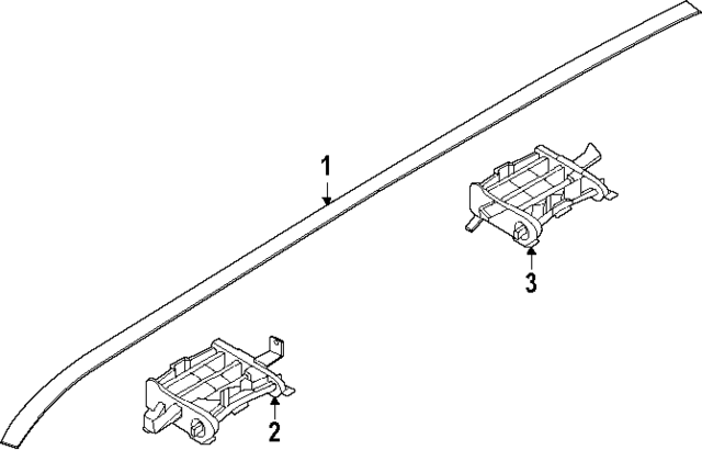 2024 Kia EV9 Roof Molding Retainer Clip 87235-DO000 | TascaParts.com