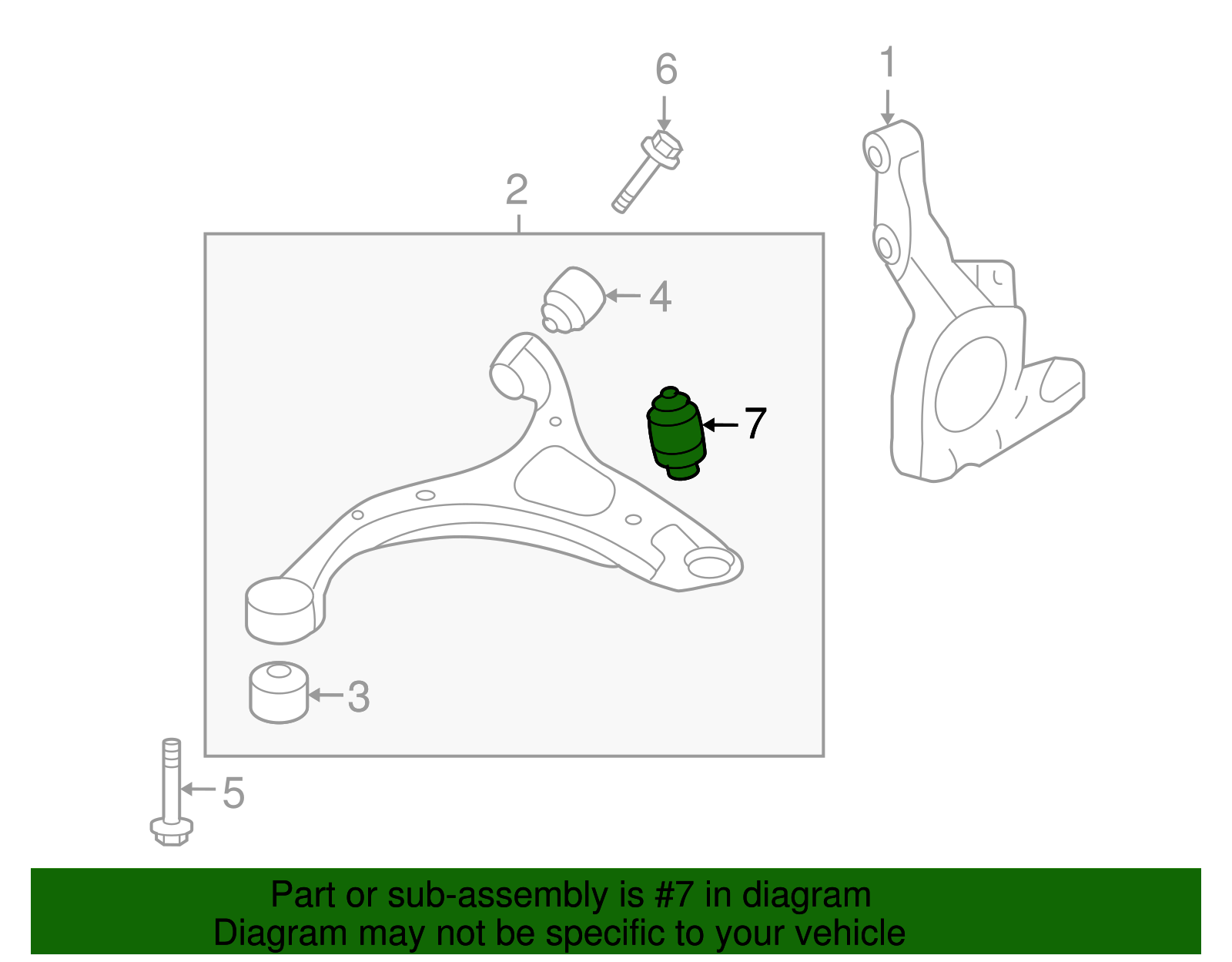 2007-2012 Hyundai Veracruz Lower Ball Joint 54530-3J000 | Retail ...