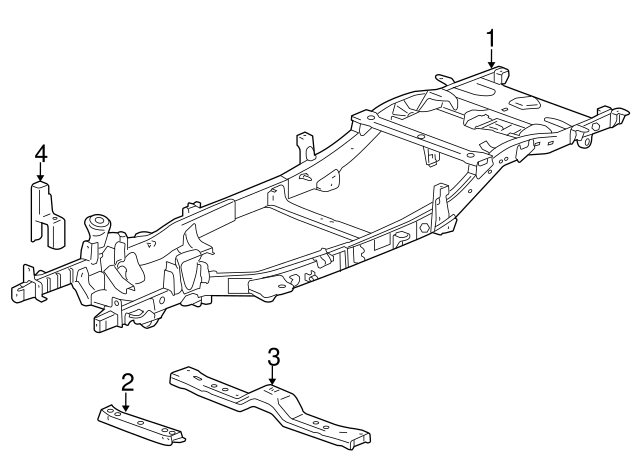 2006-2008 Isuzu Bumper Bracket 8123359090 | Isuzu Parts Center