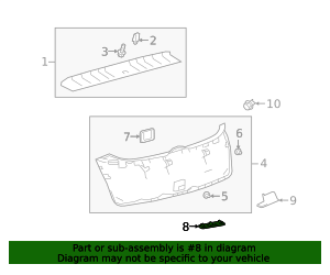2019-2023 Lexus Blind Cover 64785-76010-C0 | OEM Parts Online