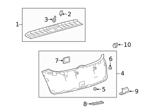 67750-76030-C0 - Lower Trim Panel - 2019-2023 Lexus | MyLexusParts