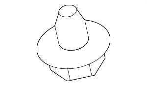 2009-2024 Nissan Lower Center Pillar Trim Clip 01553-10611 | Nissan ...