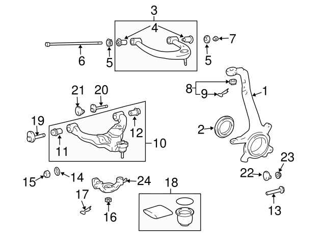 2003-2009 Lexus GX470 Adjust Cam 48409-60020 | OEM Parts Online
