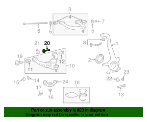 2003-2009 Lexus GX470 Adjust Cam 48190-60020 | OEM Parts Online