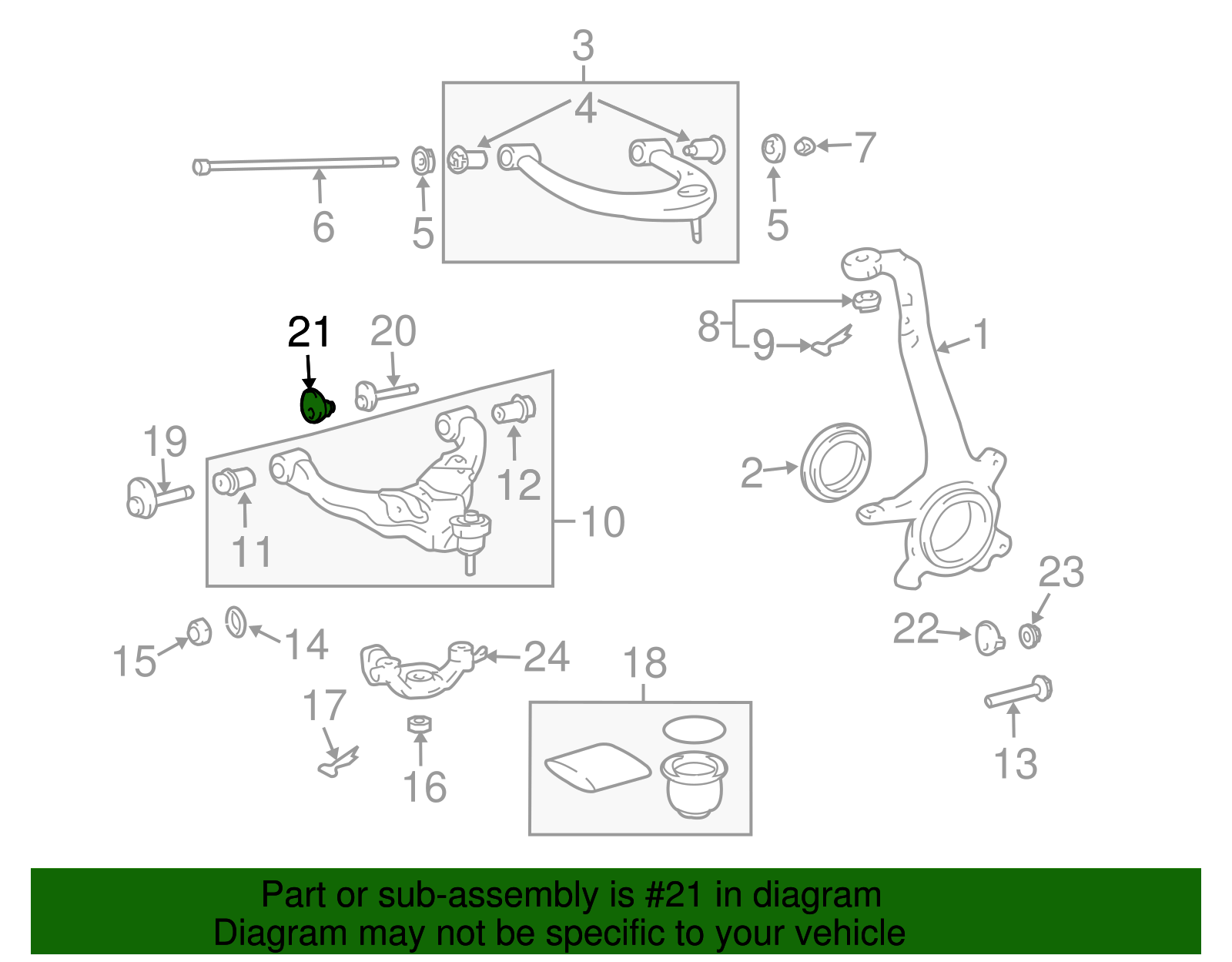 2003-2009 Lexus GX470 Adjust Cam 48452-35020 | OEM Parts Online
