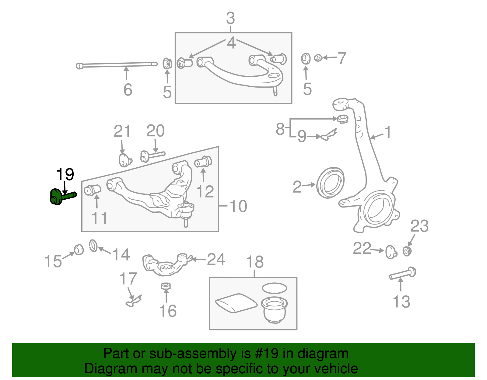 2003-2009 Lexus GX470 Adjust Cam 48409-60020 | OEM Parts Online