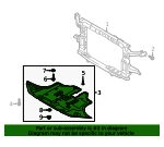 2019-2020 Hyundai Santa Fe Under Cover 29110-S2000 | OEM Parts Online