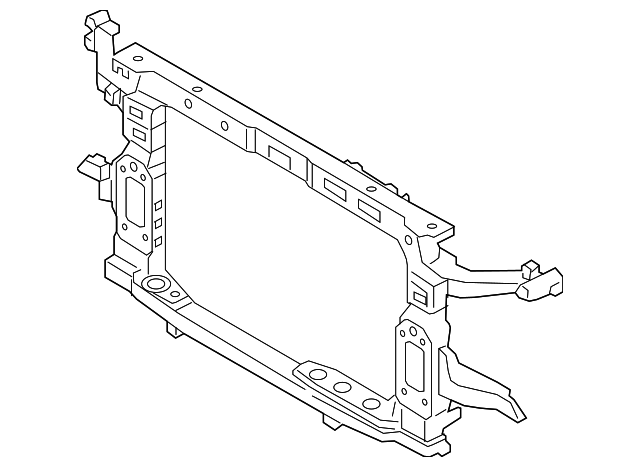 2019-2020 Hyundai Santa Fe Radiator Support 64101-S2100 | QuirkParts