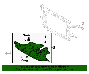 2019-2020 Hyundai Santa Fe Under Cover 29110-S2000 | OEM Parts Online