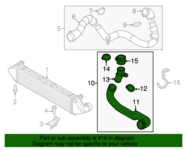Genuine OEM Outlet Duct Part# LR063272 Fits 2013-2015 Land Rover LR2 ...