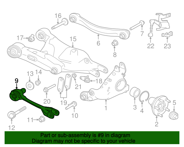 T4A48284 - Suspension Integral Link 2022-2023 Jaguar F-Pace ...