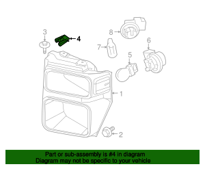 2003-2022 Ford Park Lamp Assembly Nut W707739-S439 | Ford Parts Center