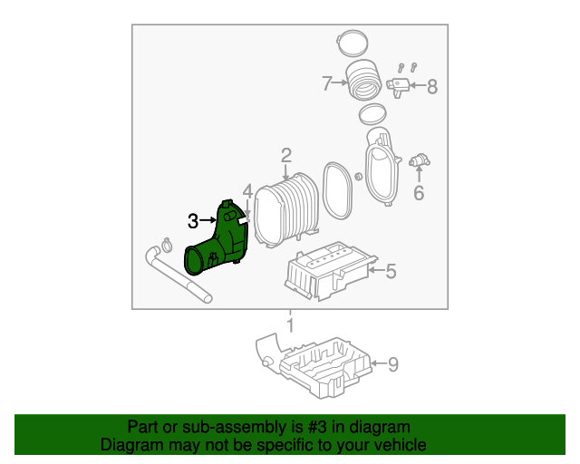 3C3Z-9A675-CA - Upper Cover 2003-2007 Ford | Ford Parts Direct