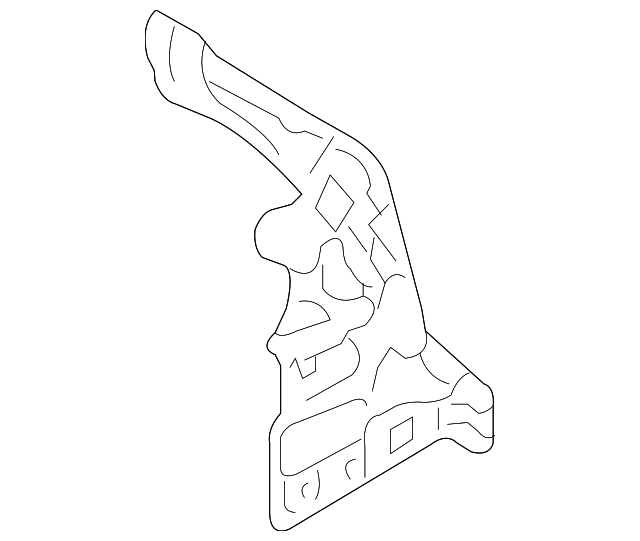 2017-2022 Genesis G90 Partition Assembly Eng Rm Lower Left-hand 84191 ...