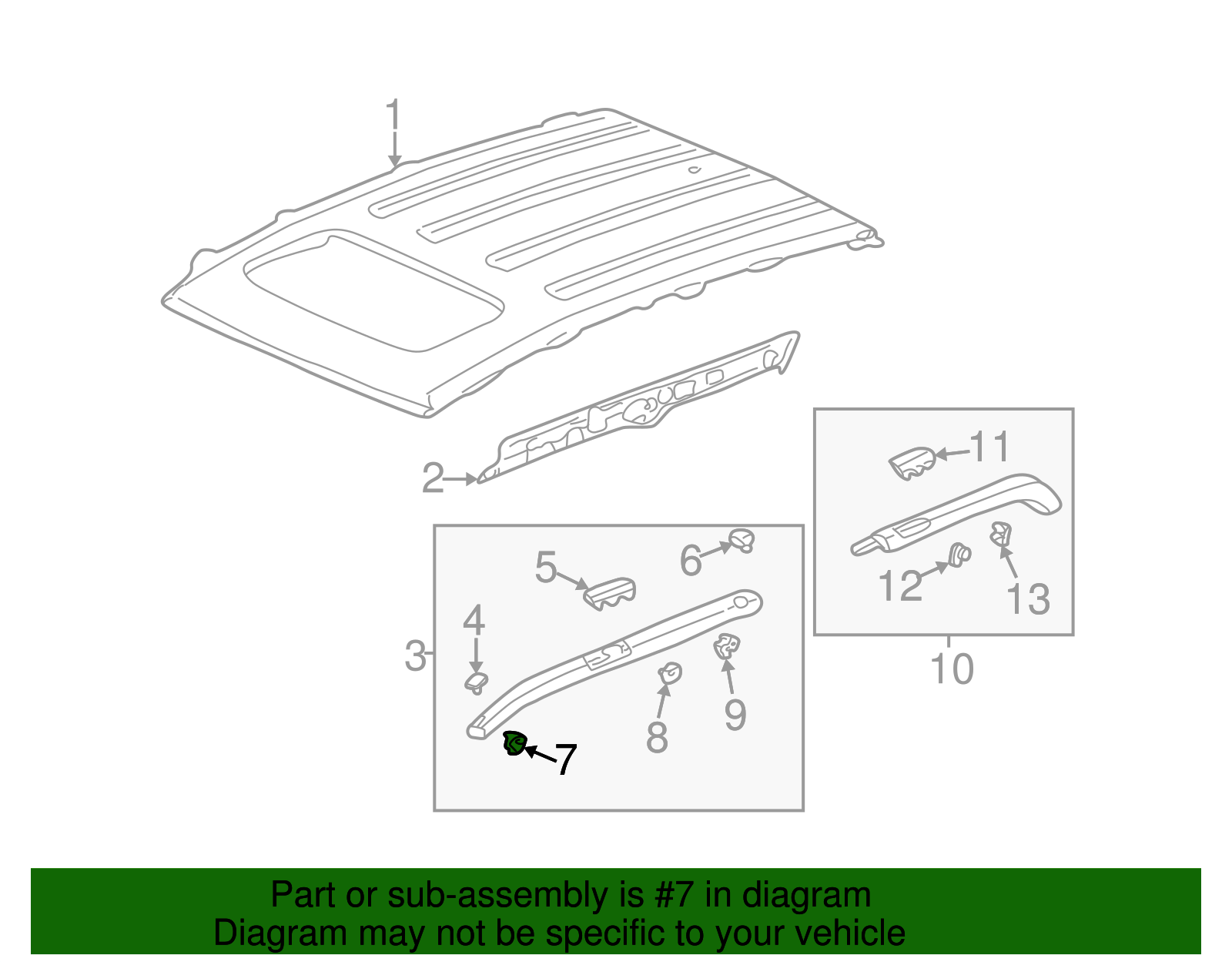 91501-S9A-003 - Front Molding Clip 2002-2006 Honda CR-V | Honda Parts ...