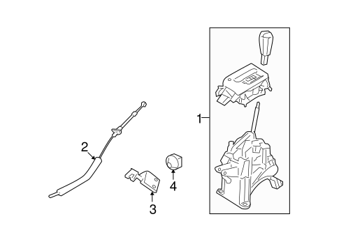 Shifter Housing for 2008 Ford Escape | QuirkParts