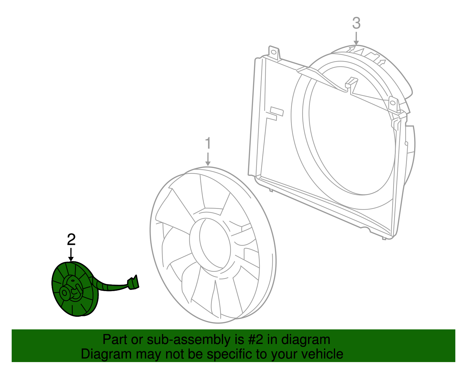 2002-2009 GM Engine Cooling Fan Clutch 25790869 | GM Parts Center