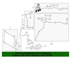 88718-52260 - Suction Pipe Clamp - 2016-2022 Lexus RX350 | My L Parts