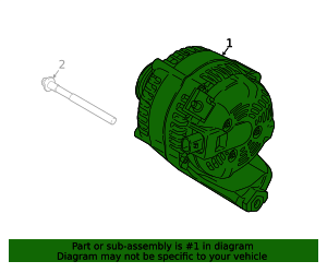 12318680374 - 2019-2024 BMW Alternator (12-31-8-680-374) | BMW of South ...