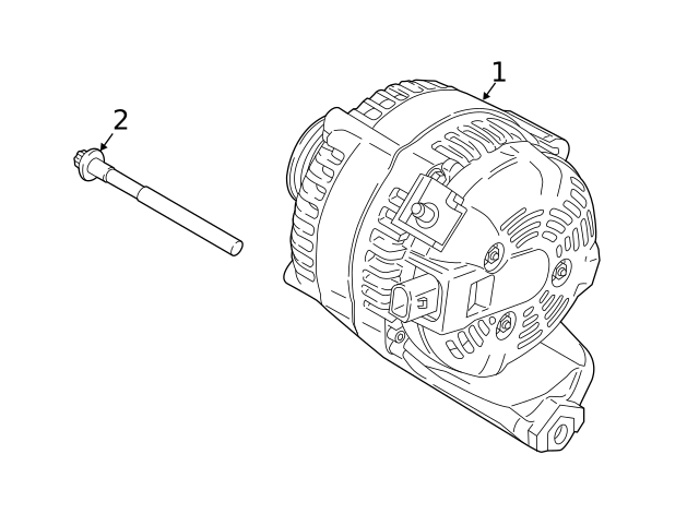 12318680374 - 2019-2024 BMW Alternator (12-31-8-680-374) | BMW of South ...