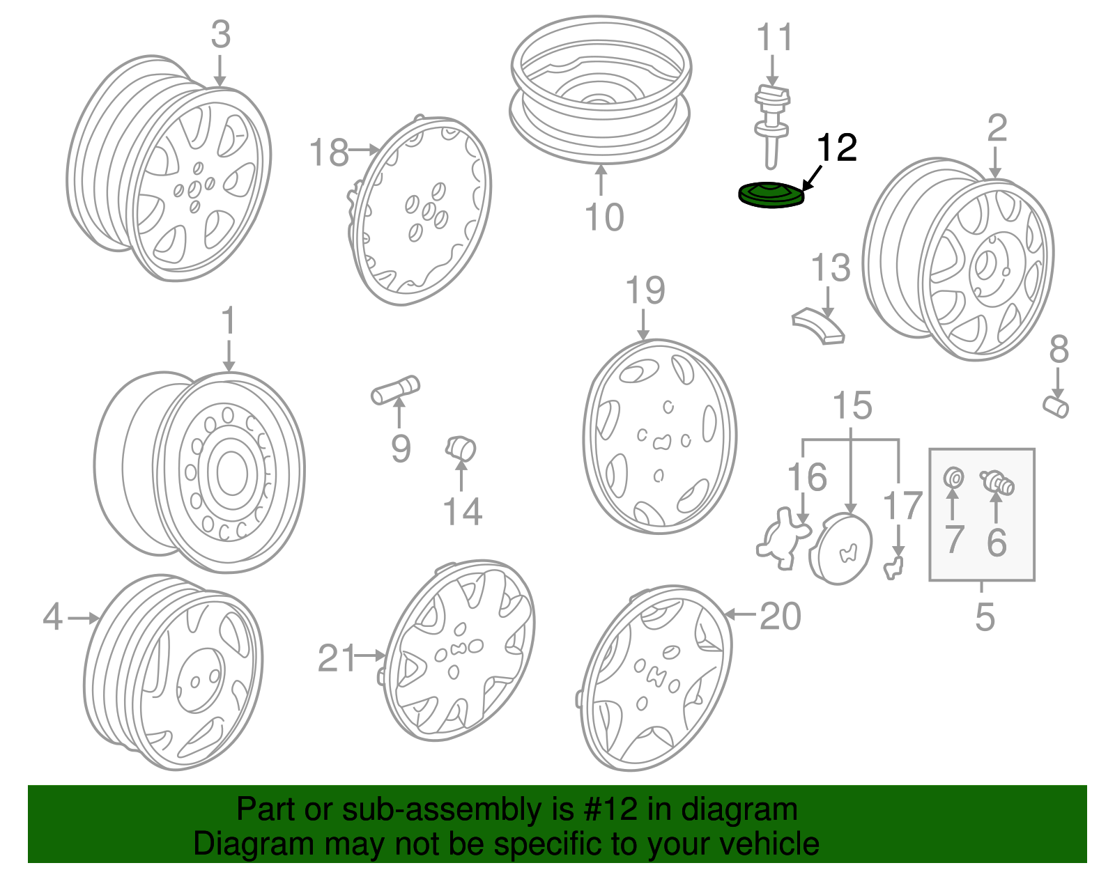 83850-SH3-000 - 1988-2008 Honda - Plate Anchor Bolt | Genuine Honda Parts