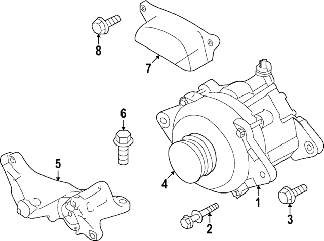 2022-2024 Subaru BRZ Alternator 23700AB180 | Subaru Parts Store