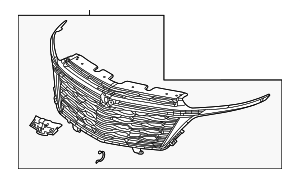 2022-2024 Chevrolet Equinox Grille 85573304 | TascaParts.com