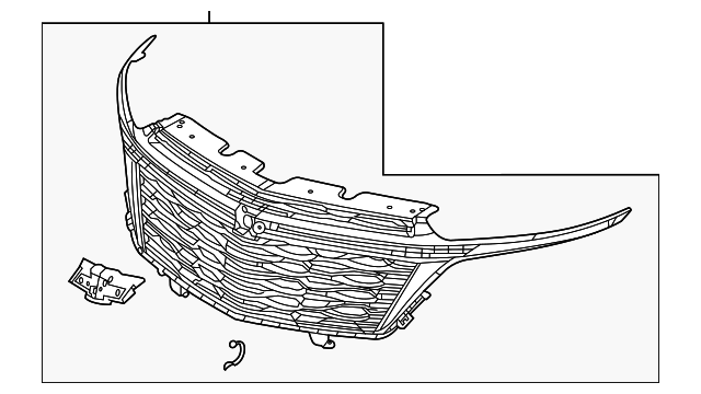 2022-2024 Chevrolet Equinox Grille - Bright Chrome 84426076 ...