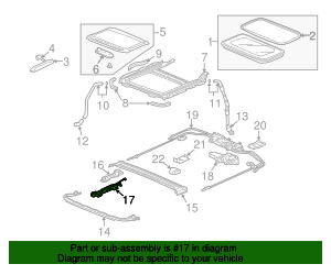 70300-SDA-A01 - Link, R Sunroof 2003-2011 Honda | Honda Acura Online