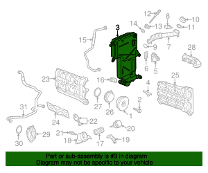 2001-2005 Porsche 911 Oil Reservoir 996-207-070-72 | AutoNationParts.com