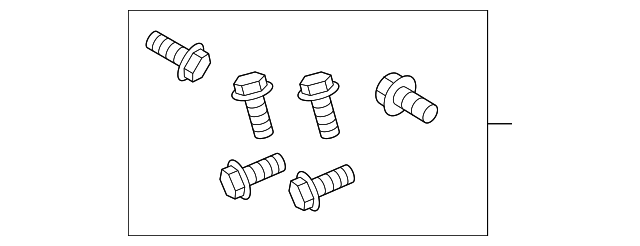 2011-2016 Scion tC Reinforcement Bolt 91552-F1020 | Toyota Parts Center