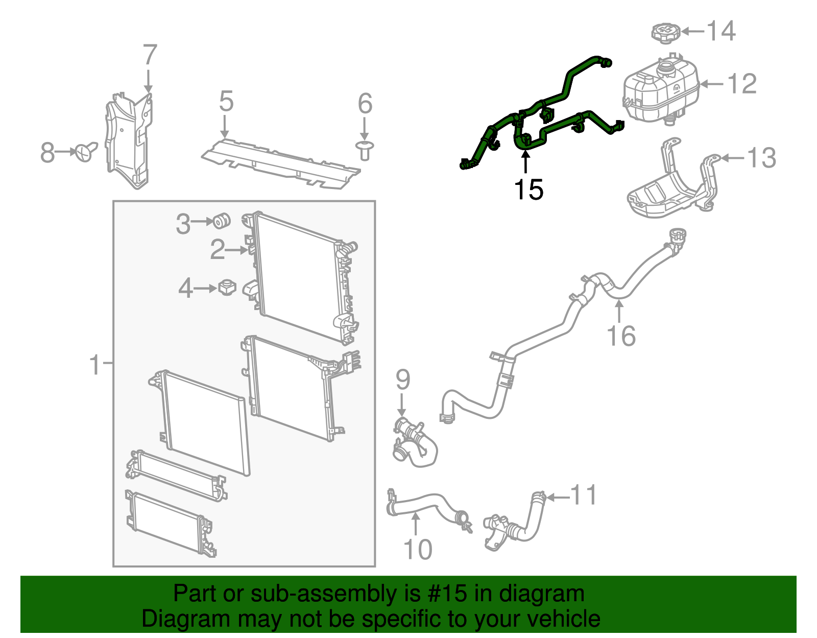 68377138AC - Front Fascia Wiring - 2019 2020 Ram 1500 | Mopar Parts Canada