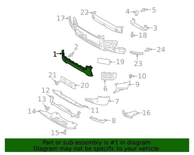 2020-2023 Land Rover Bumper Cover LR129437 | LandRoverParamusParts