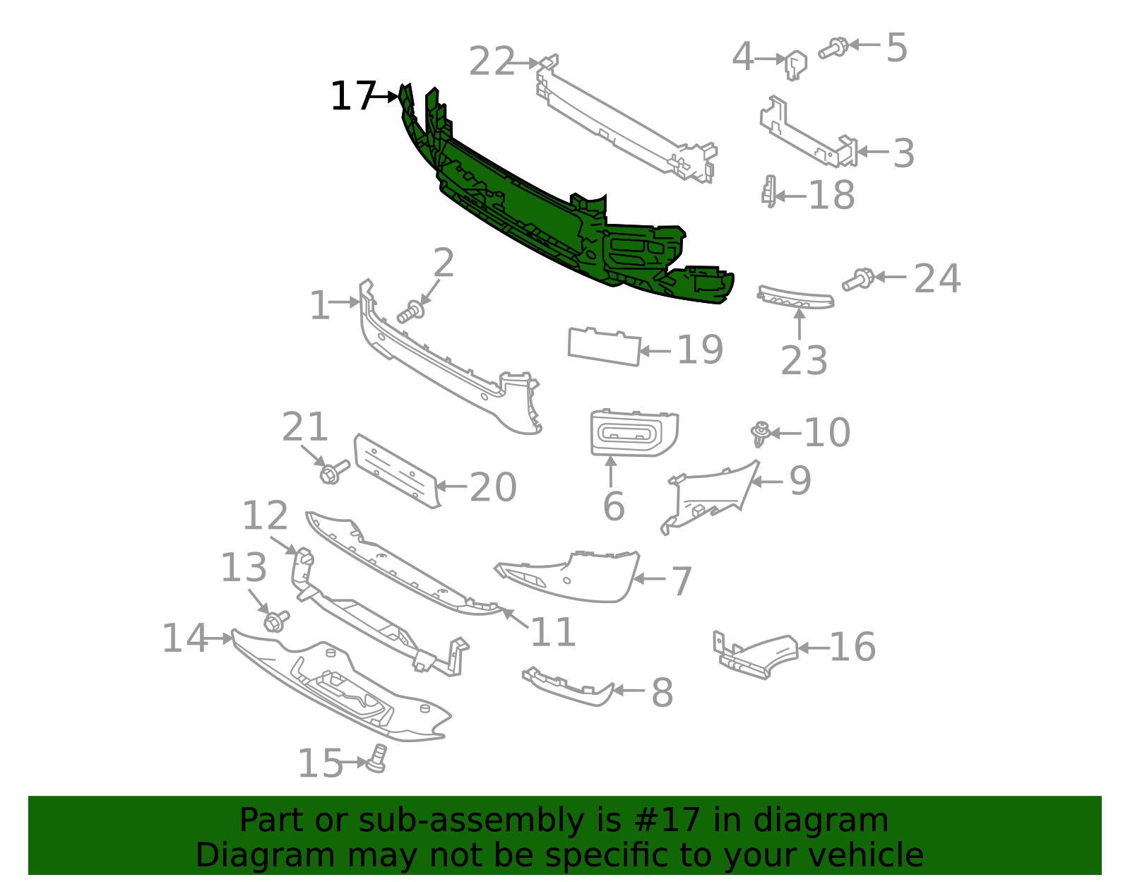 Genuine OEM Reinforcement Part# LR140281 Fits 2020-2023 Land Rover: Up ...