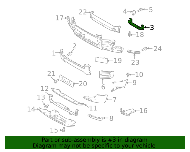 Genuine Impact Bar for 2020-2023 Land Rover | Land Rover Part# LR146560 ...