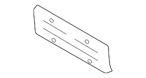 Genuine OEM License Bracket Part# LR137382 Fits 2020-2023 Land Rover ...