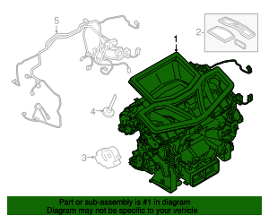 64-11-9-361-729 - Distribution housing a/c unit 2017-2023 BMW ...