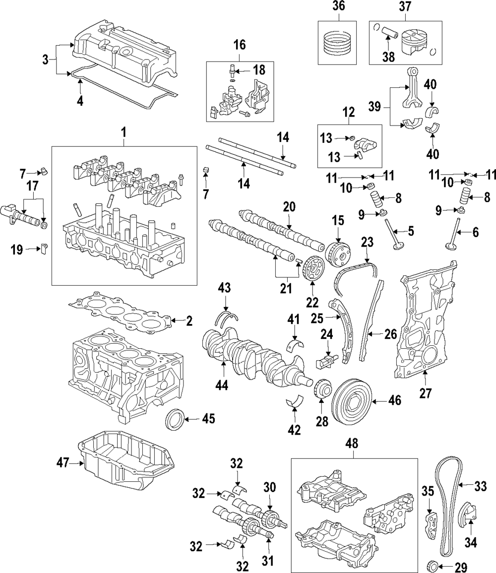 Genuine OEM Acura - Tensioner Part# 14510-R40-A01 | Acura Parts For Less