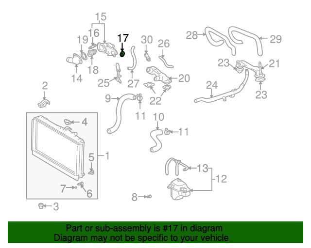 1990-2018 Lexus Engine Coolant Pipe O-Ring 96761-35035 | Longo Lexus