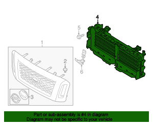 21421-9FT0B - 2016-2019 Nissan - Radiator Shutter Assembly | Anicra ...