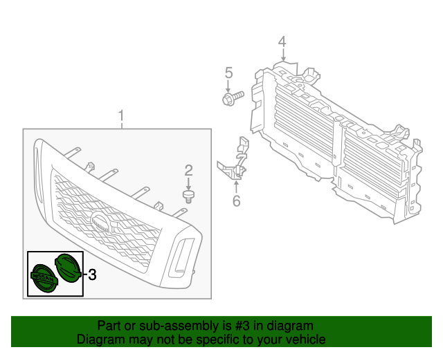 62382-EZ00A - Emblem 2016-2024 Nissan | Nissan Parts & Accessories Online