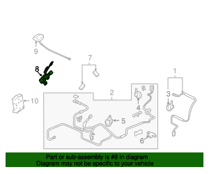 39155-SNA-A11 - Radio Antenna Module 2007-2011 Honda Civic | AutoNation ...
