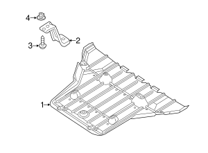 4536841000 - Under Cover 2017-2019 Smart | Mercedes-Benz USA Parts