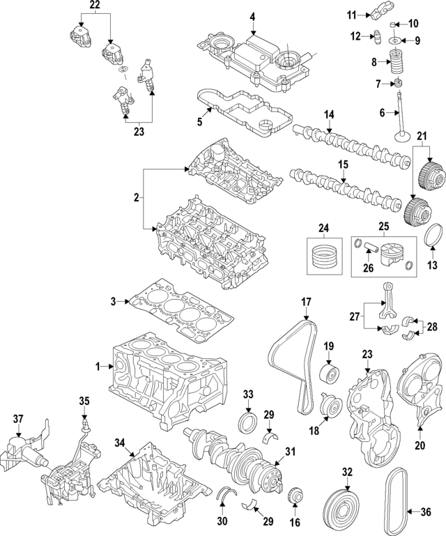 2022-2024 Volvo Engine Timing Camshaft Sprocket 32298278 | TascaParts.com