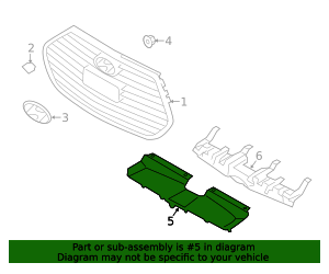 2013-2017 Hyundai Veloster Radiator Support Access Cover 86353-2V500 ...