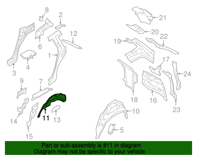 31402964 - Inner Wheelhouse - 2016-2019 Volvo XC90 | Volvo OEM Parts Direct